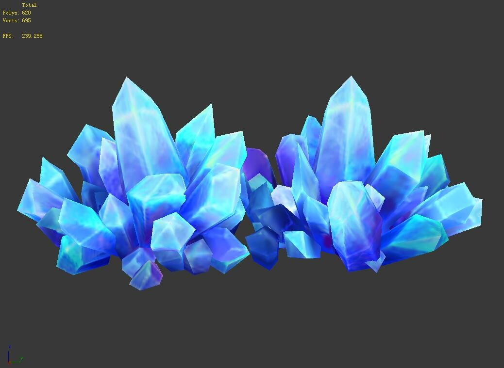 ArtStation - Legacy - Crystal Ore 01 | Game Assets