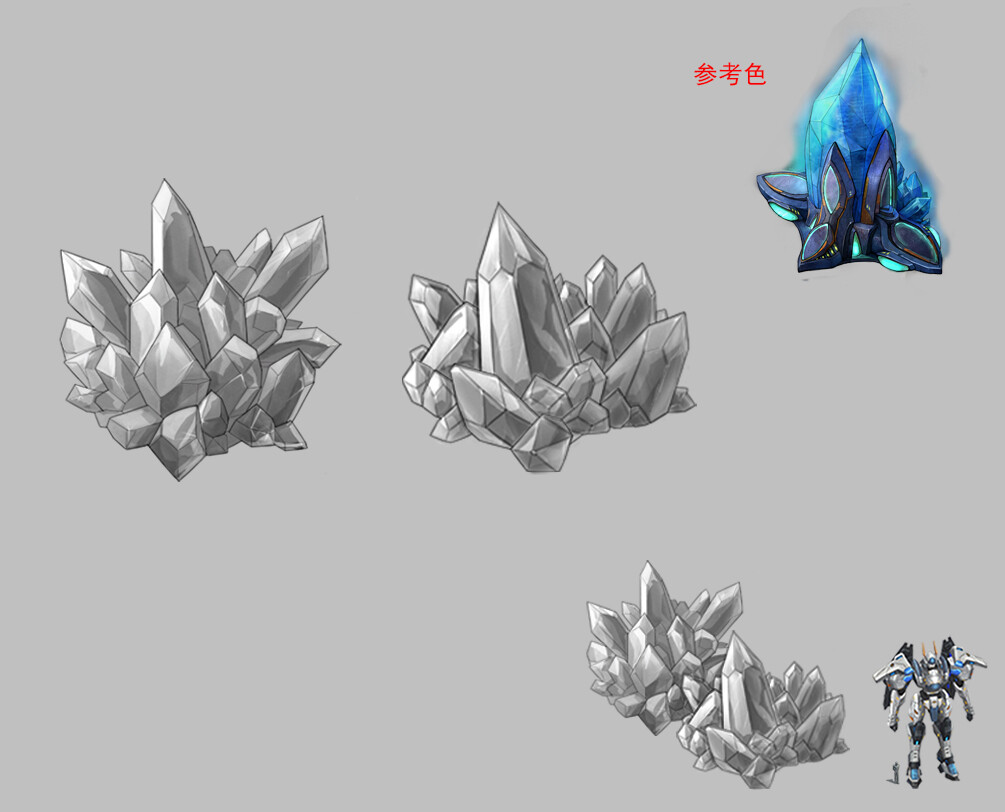ArtStation - Legacy - Crystal Ore 02 | Game Assets