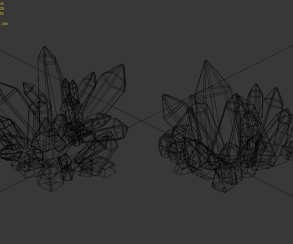 ArtStation - Legacy - Crystal Ore 02 | Game Assets