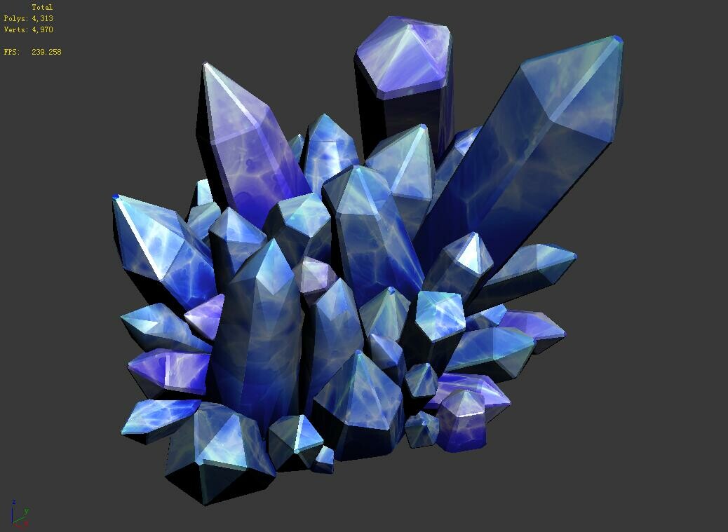 ArtStation - Legacy - Crystal Ore 03 | Game Assets