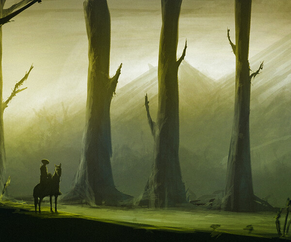 ArtStation - 2D Calm Environment | Artworks