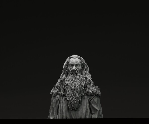 ArtStation - Ian McKellen - Gandalf - The Lord Of The Rings | Resources