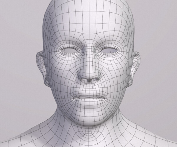 ArtStation - Lowpoly Human Base Mesh | Game Assets