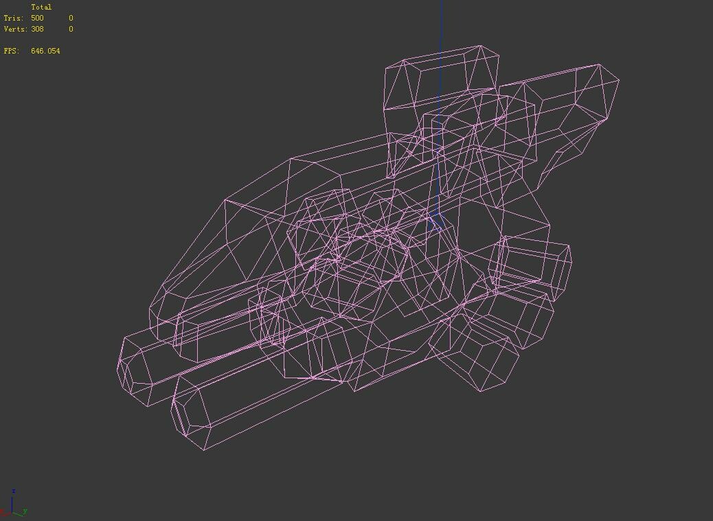 ArtStation - Machinery - Floating Cannon 01 | Game Assets