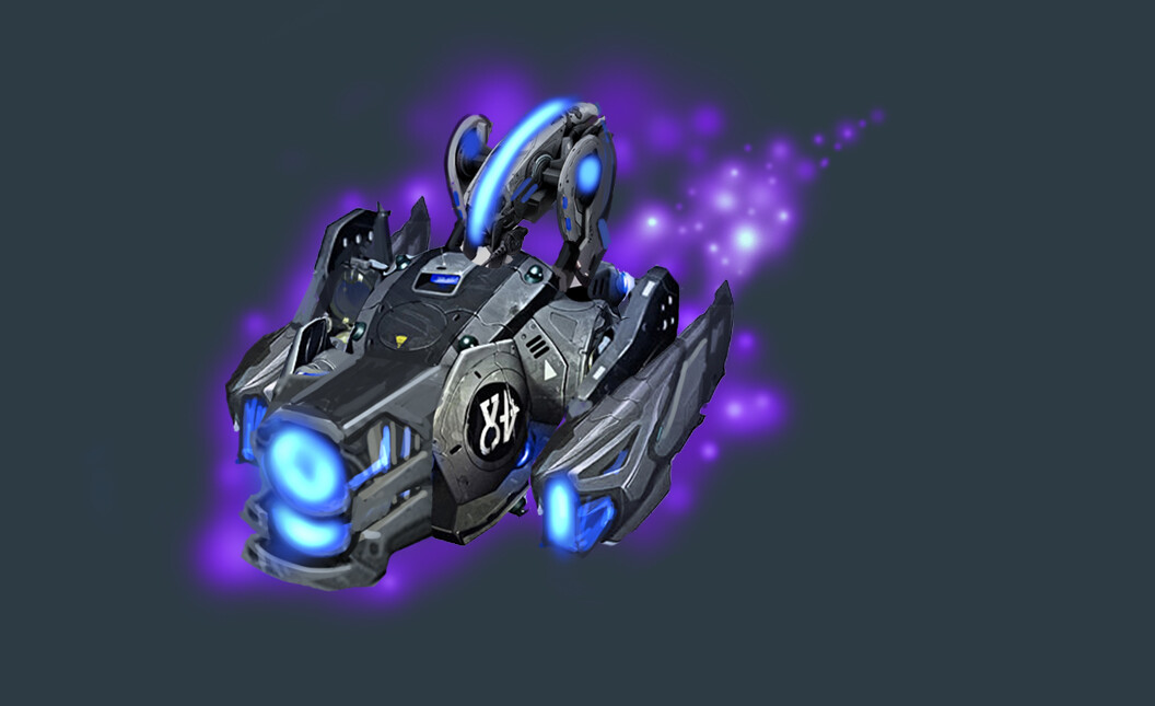 ArtStation - Machinery - Floating Cannon 02 | Game Assets