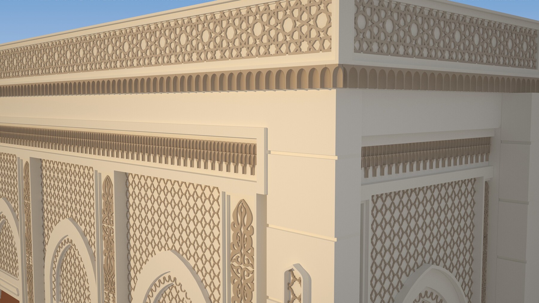 ArtStation - 3D Entrance Mosque | Resources