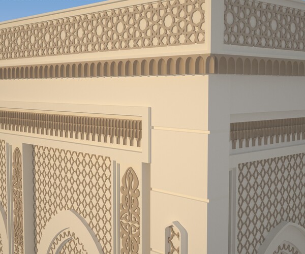 ArtStation - 3D Entrance Mosque | Resources