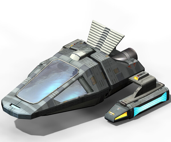 ArtStation - Small spaceship 01 | Game Assets