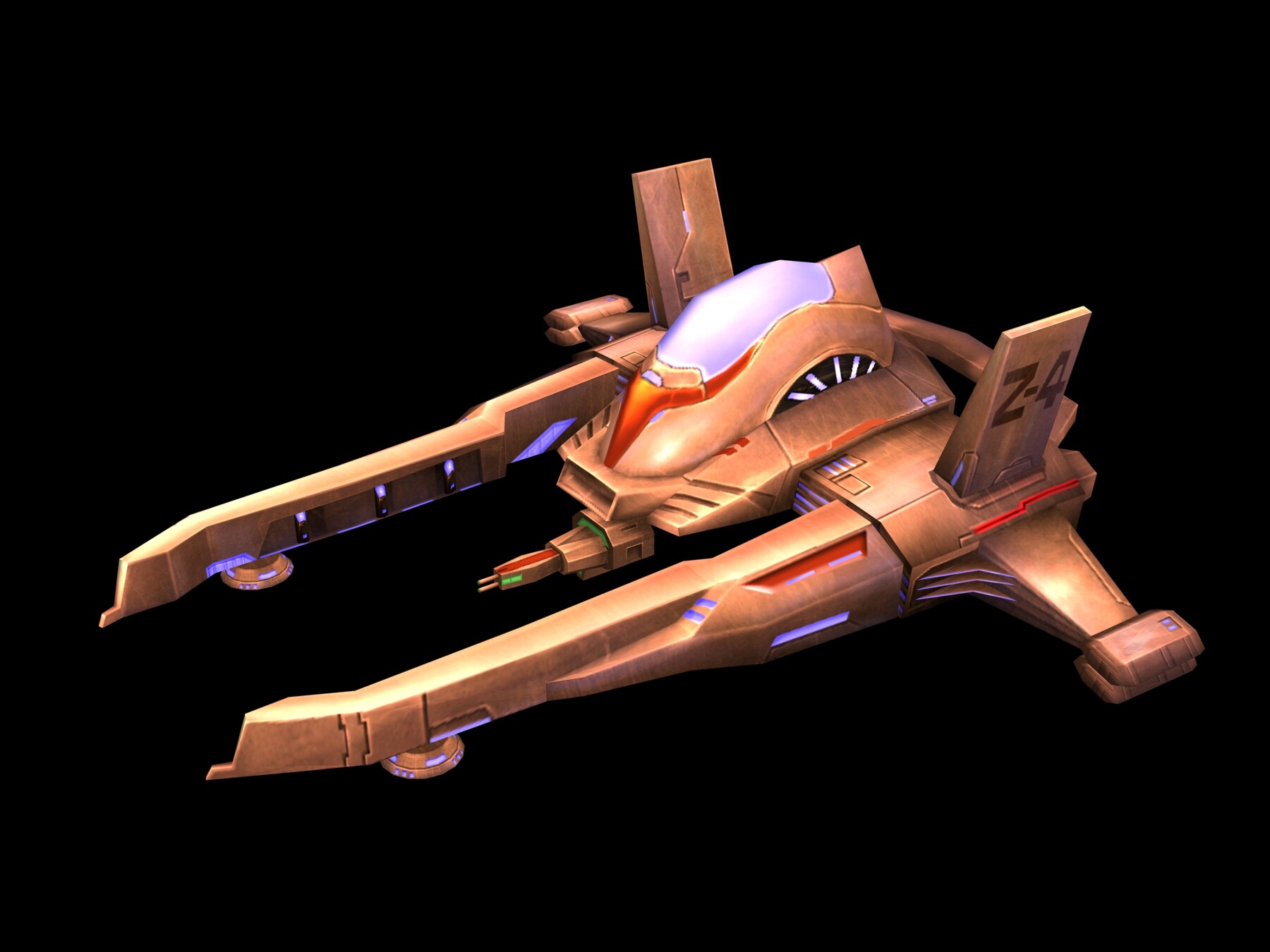 ArtStation - Small attack ship 01 | Game Assets