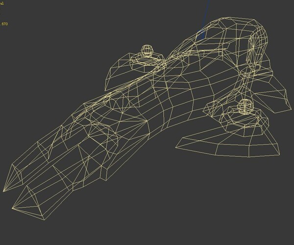 ArtStation - Small attack ship 02 | Game Assets