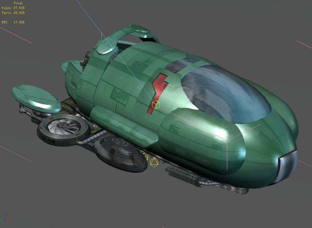 ArtStation - Spaceship 01 | Game Assets