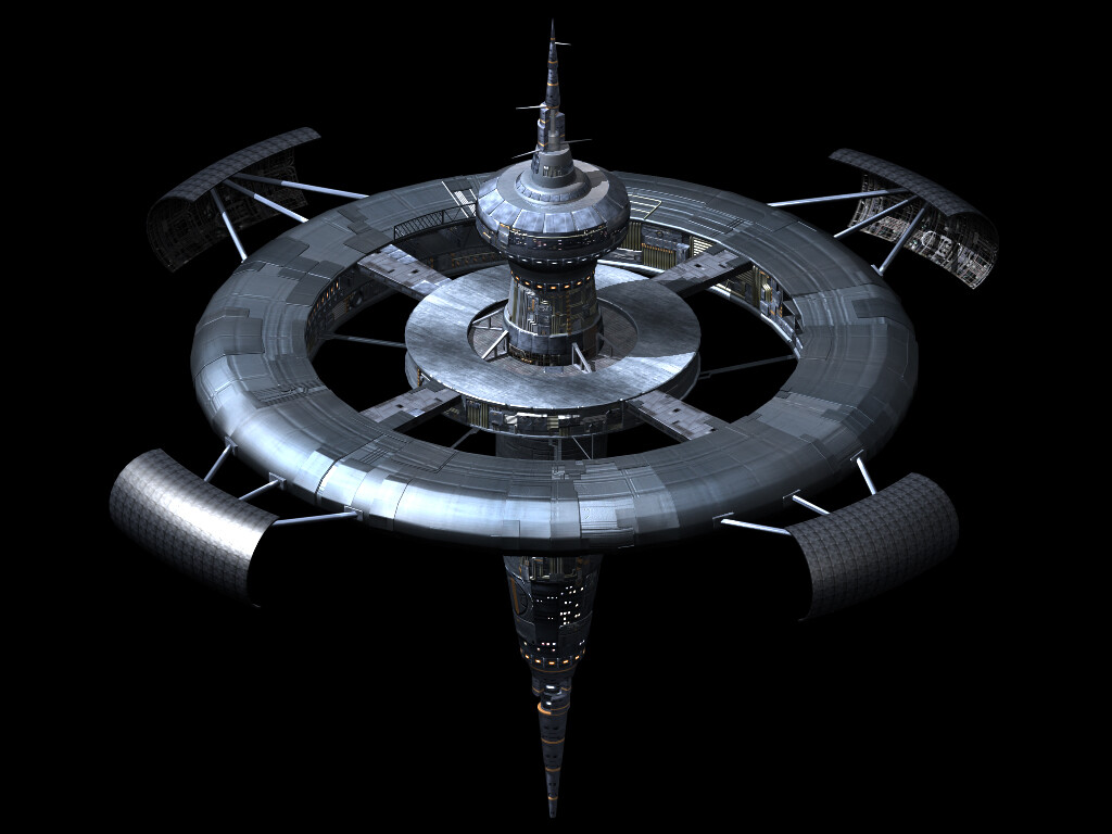 ArtStation - Colonial satellite | Game Assets