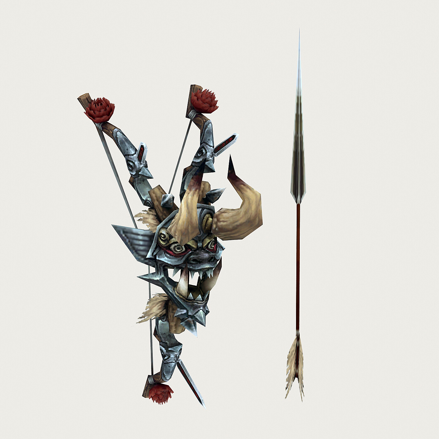 ArtStation - Low poly 3D games - Devil - Bows and Arrows | Game Assets