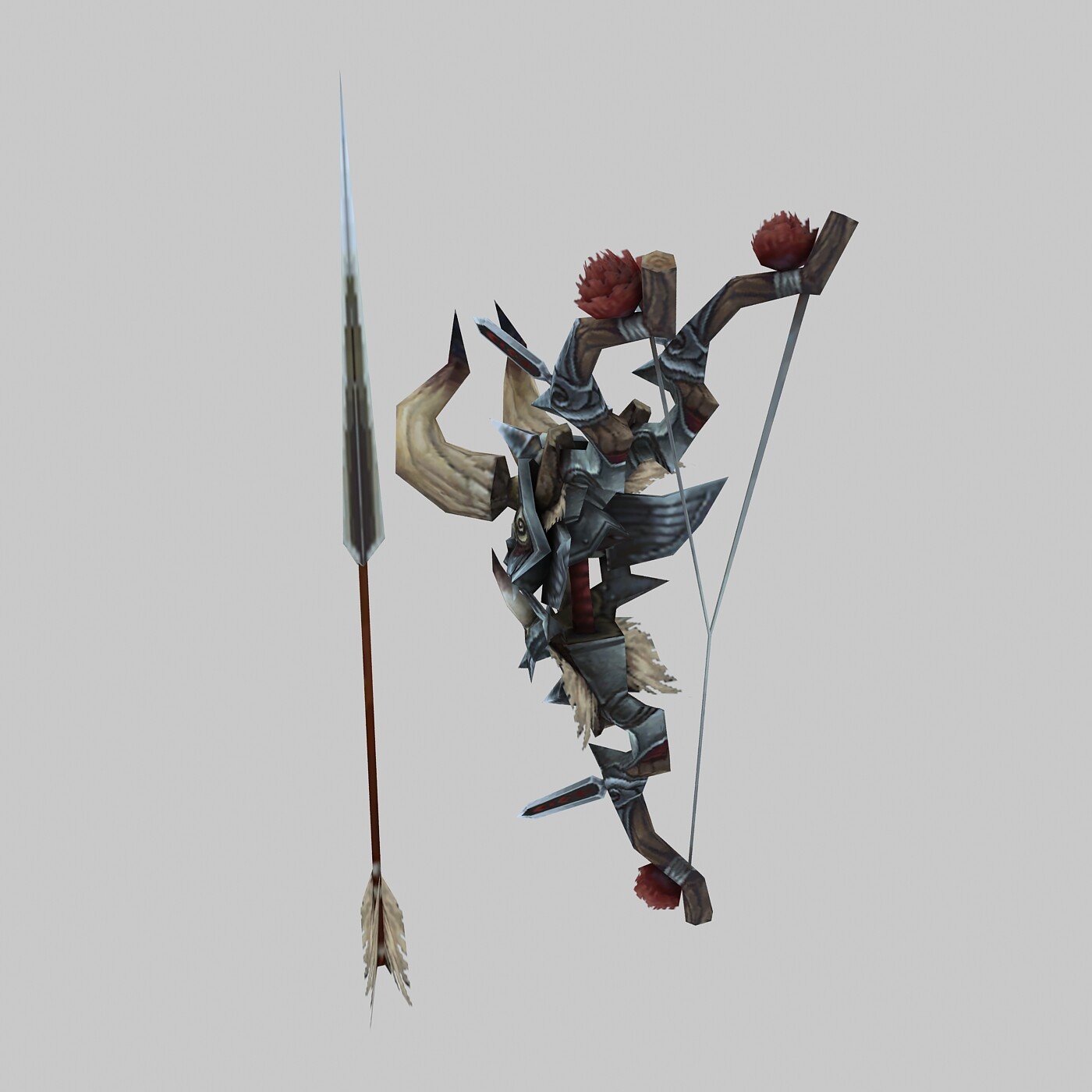 ArtStation - Low poly 3D games - Devil - Bows and Arrows | Game Assets