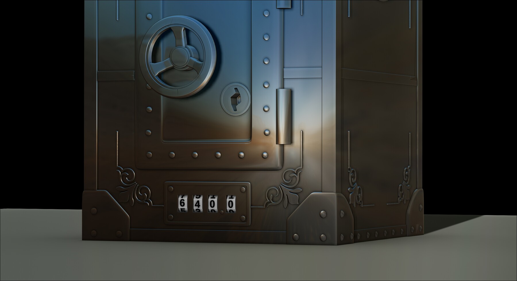 ArtStation - Money Box, reproduction of Safe Rhino IronWorks Model ...