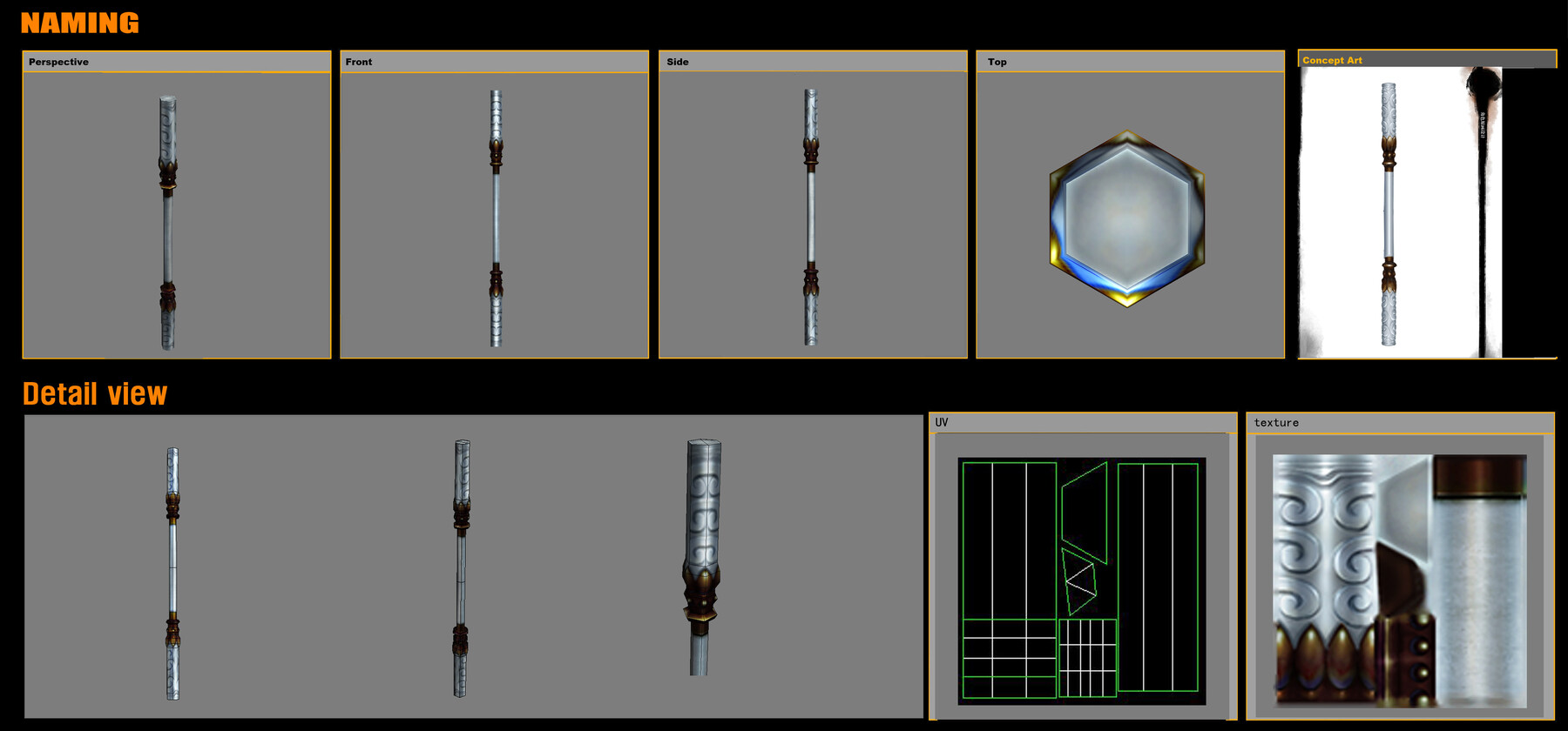 ArtStation - Weapon - Stick 007 | Game Assets