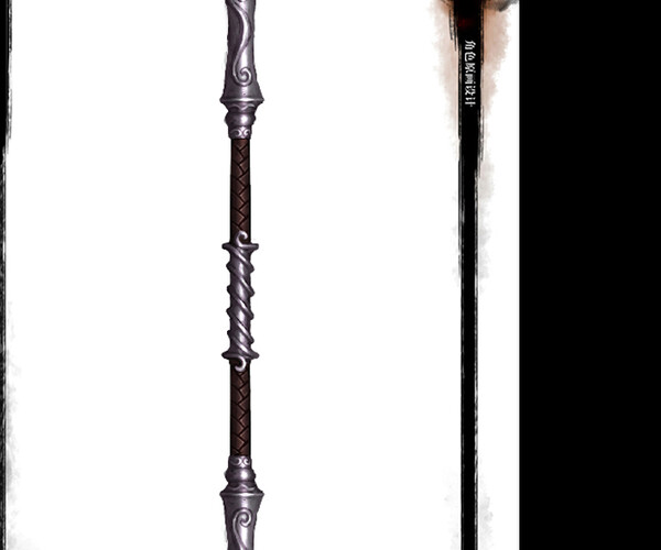 ArtStation - Weapon - Stick 009 | Game Assets