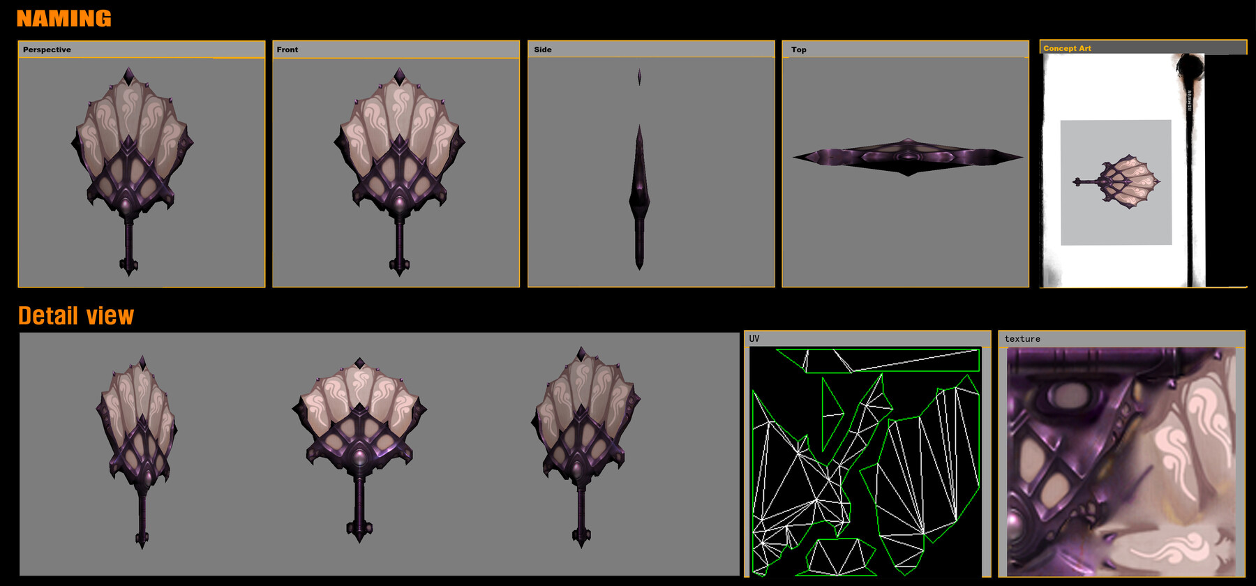 ArtStation - Weapons - Fan 007 | Game Assets