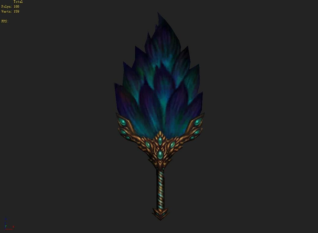 ArtStation - Weapons - Fan 013 | Game Assets