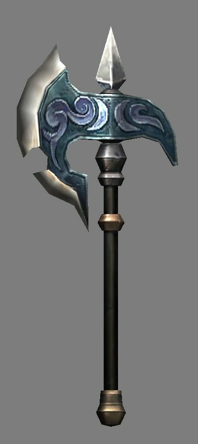 ArtStation - Weapon - Battle Axe 001 | Game Assets