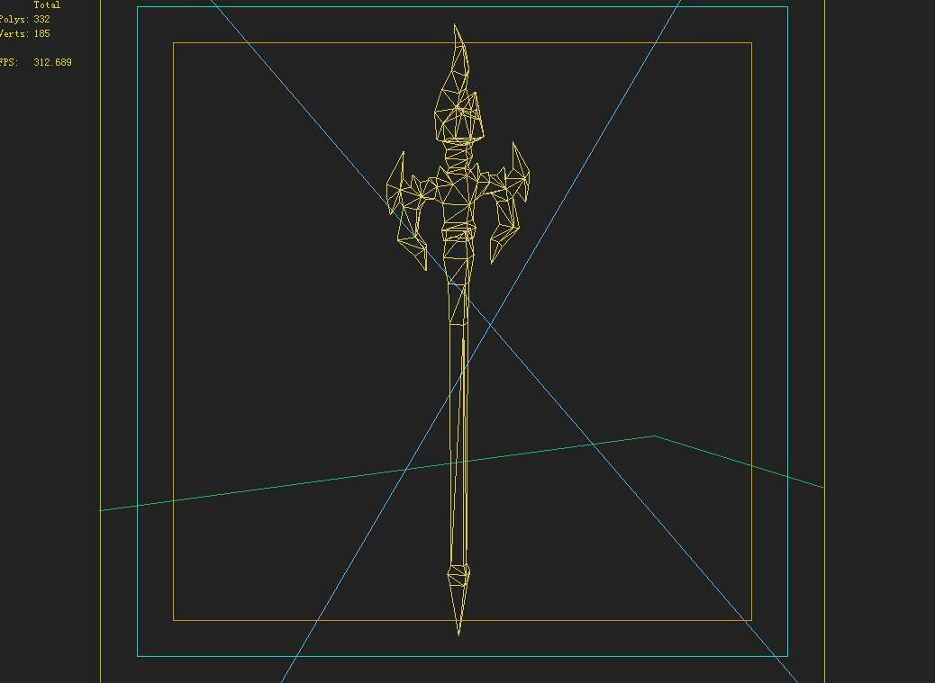 ArtStation - Weapons - Staff 01 | Game Assets