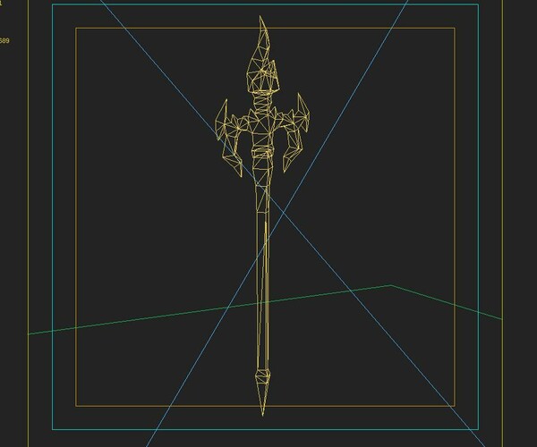 ArtStation - Weapons - Staff 01 | Game Assets