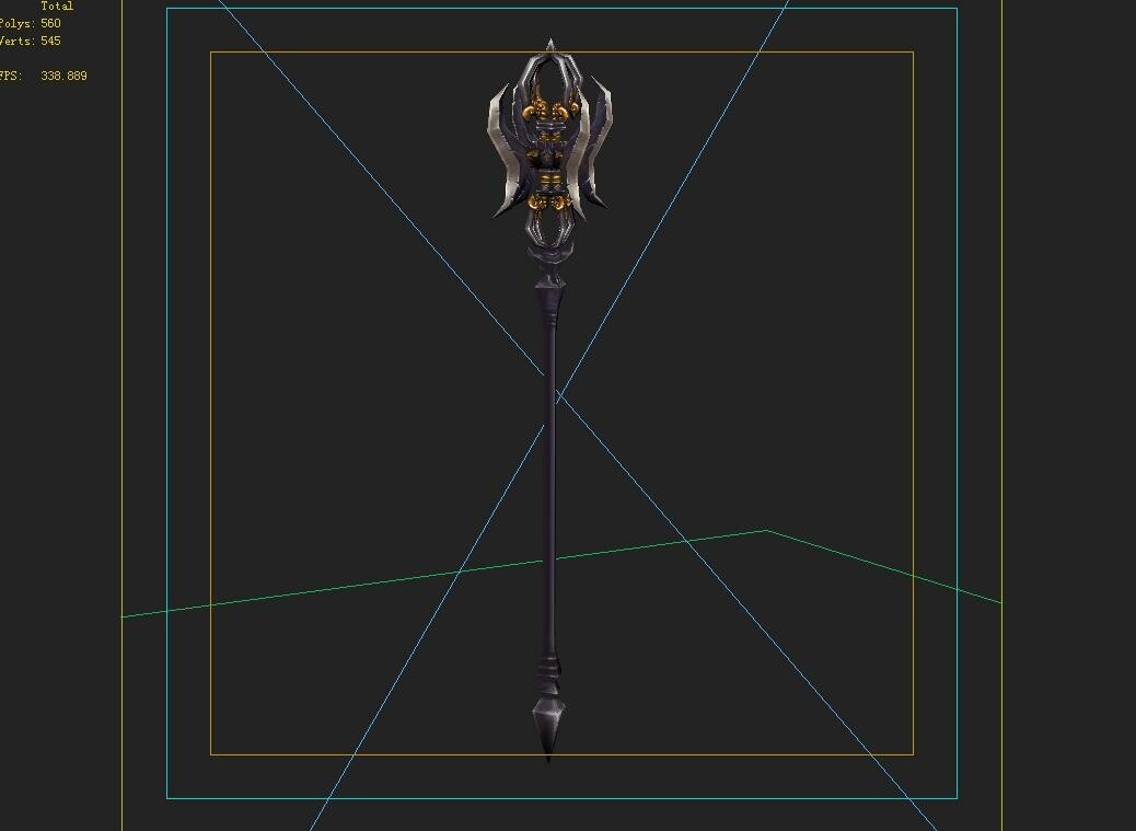 ArtStation - Weapons - Staff 02 | Game Assets