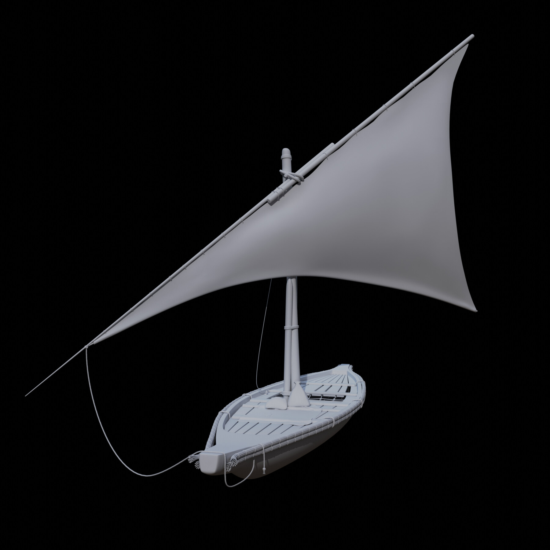 ArtStation - Ancient Boat Floka | Game Assets