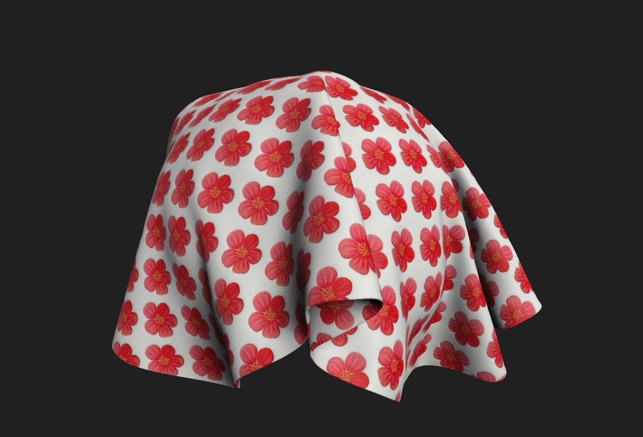 ArtStation - Red flowers | Resources