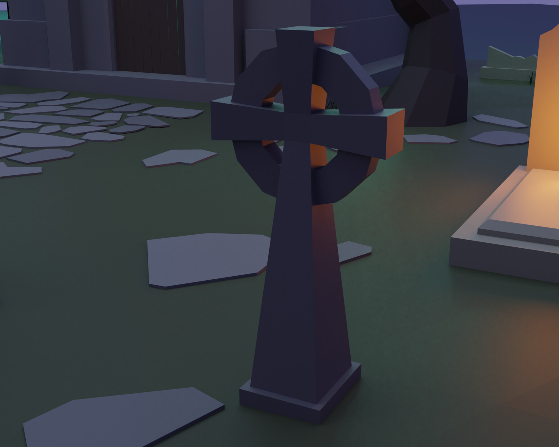 ArtStation - Cemetery | Game Assets