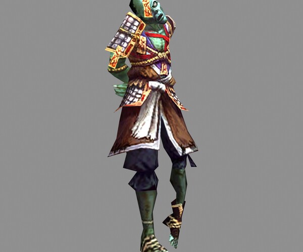 ArtStation - Green-skinned zombie | Game Assets