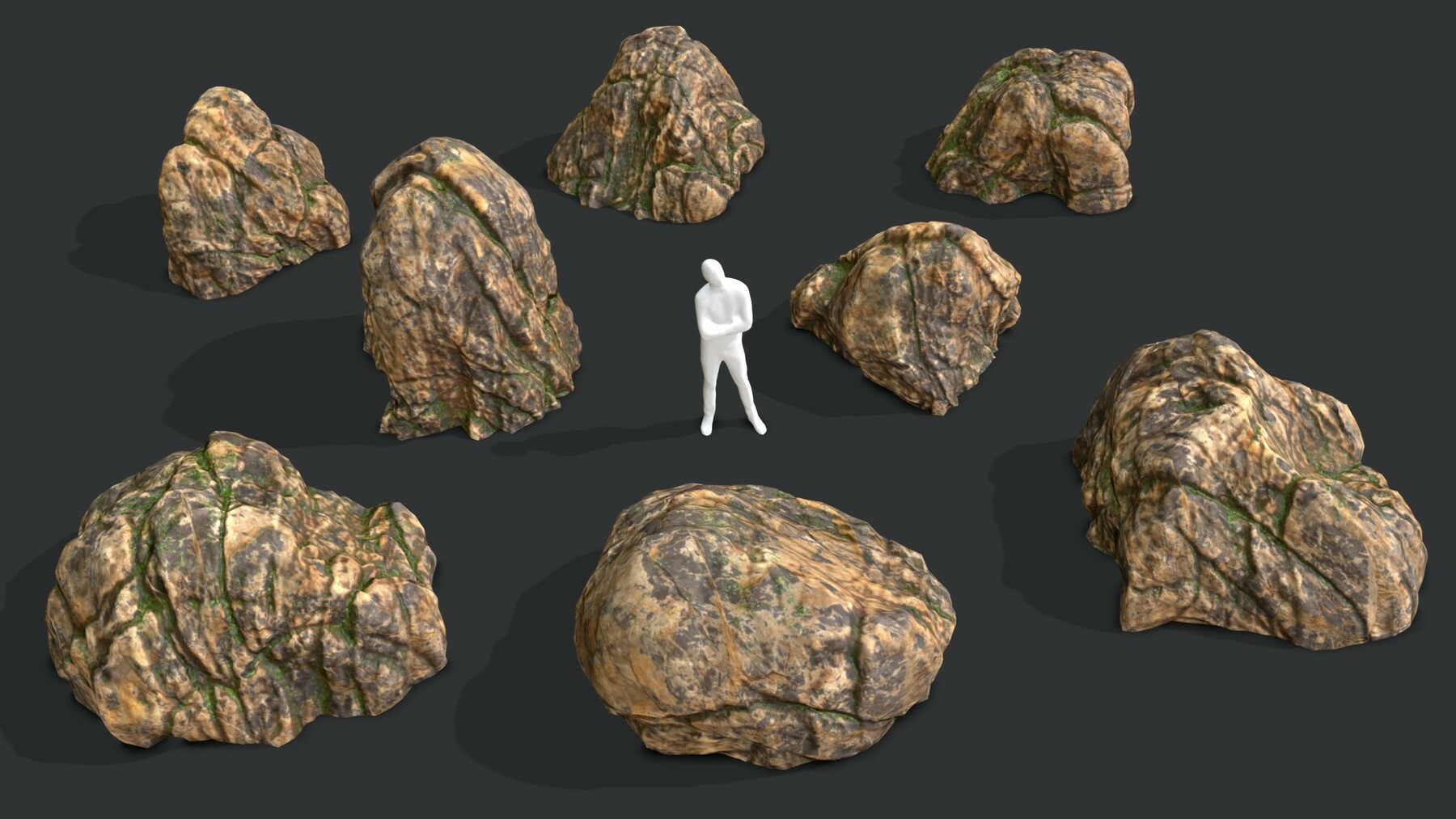 ArtStation - Sandstone Rocks 02 | Game Assets