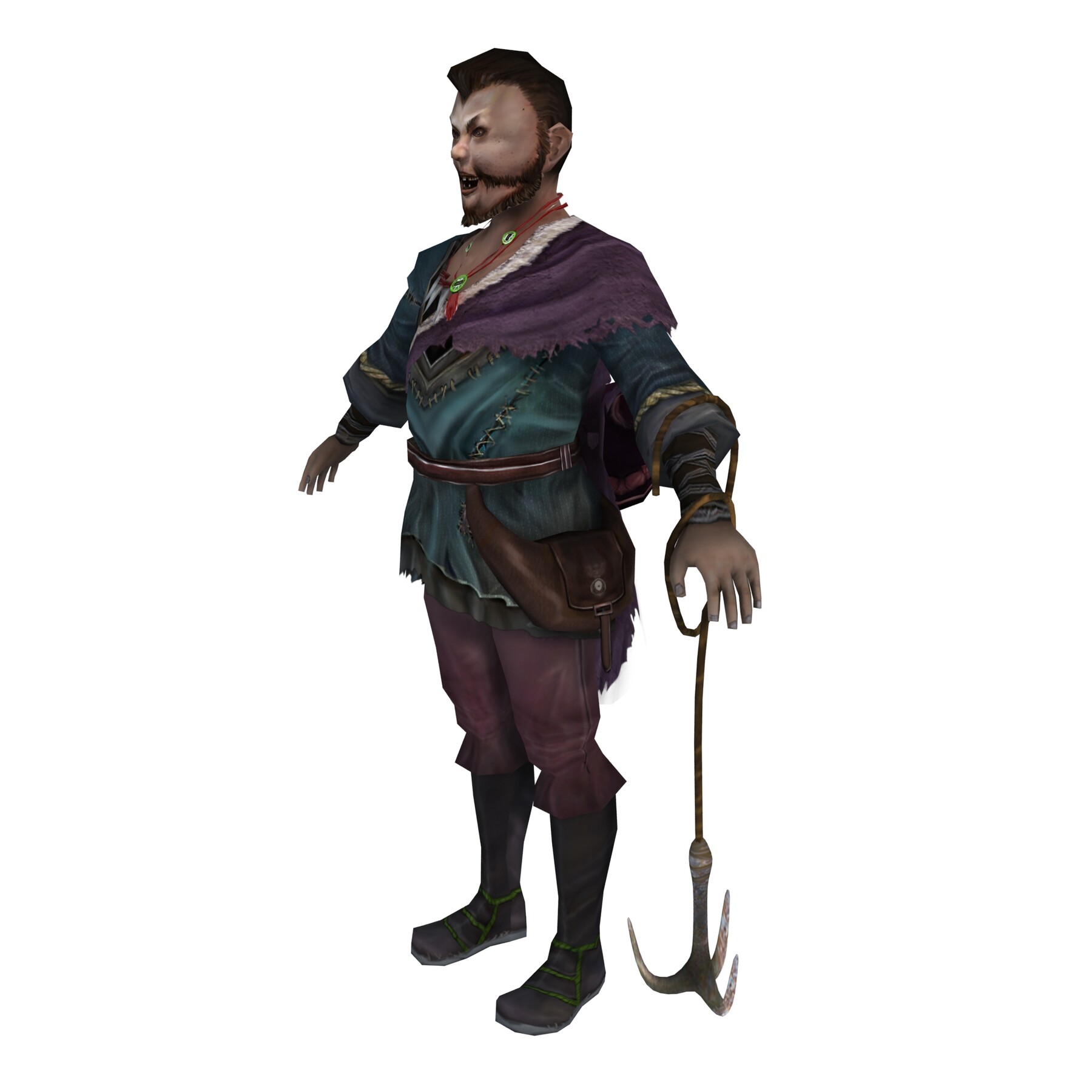 ArtStation - Game 3D Character - Rogue NPC Flower Gopher | Game Assets