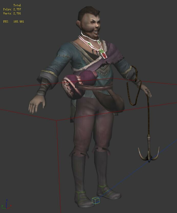 ArtStation - Game 3D Character - Rogue NPC Flower Gopher | Game Assets