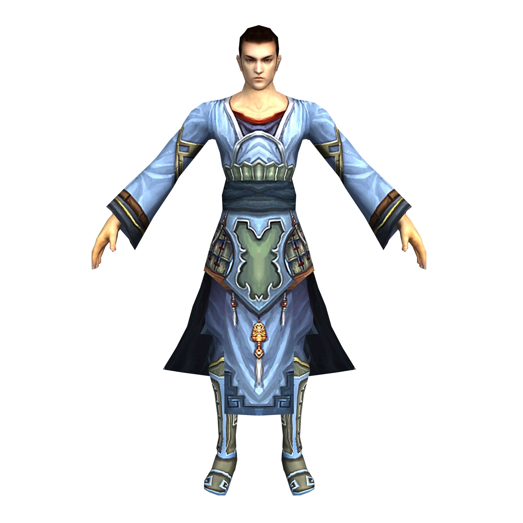 ArtStation - Game 3D Character - Male Mage 01 | Game Assets