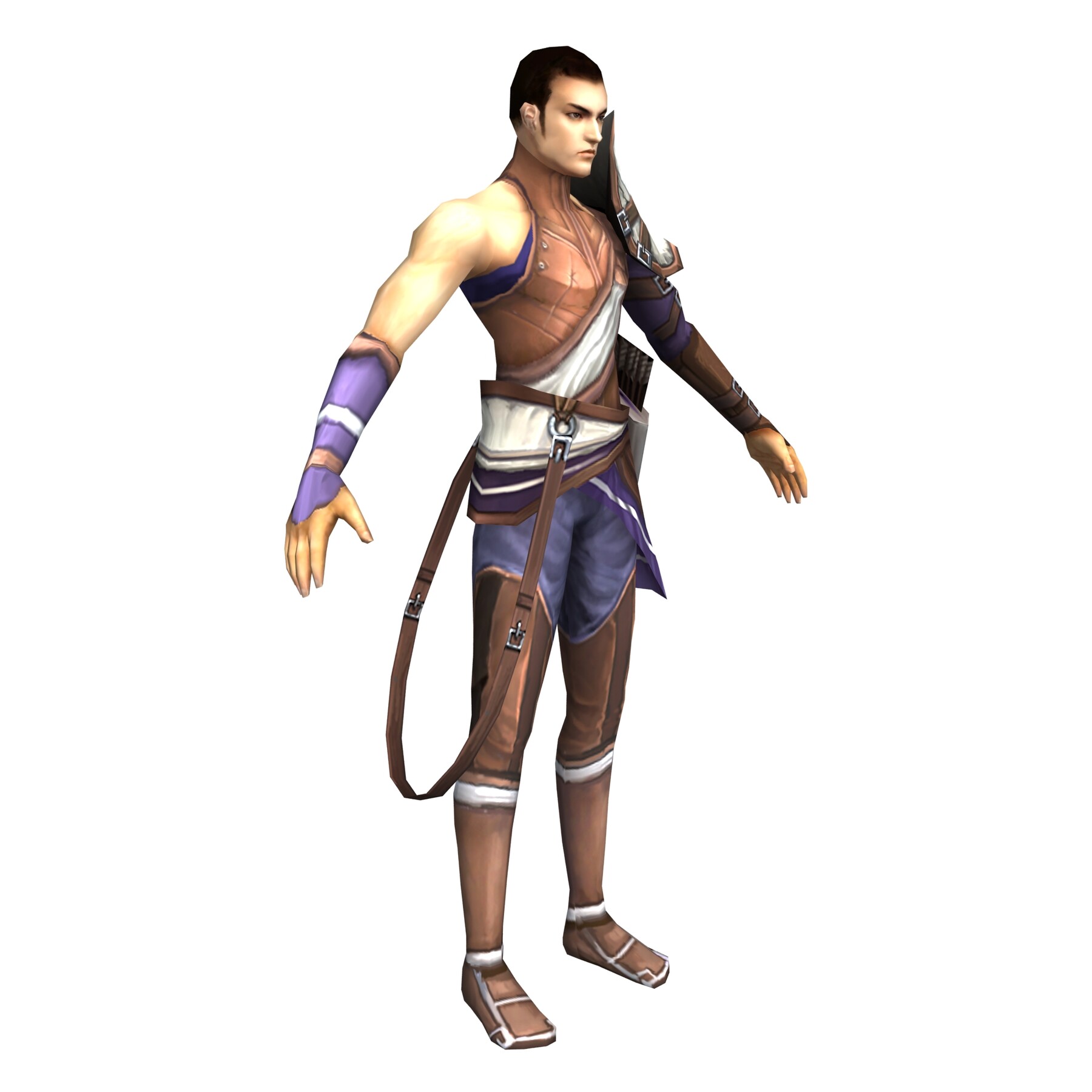 ArtStation - Game 3D Character - Male Archer 02 | Game Assets