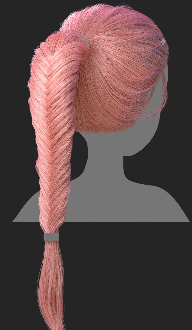 ArtStation - Fishtail Braid | Resources
