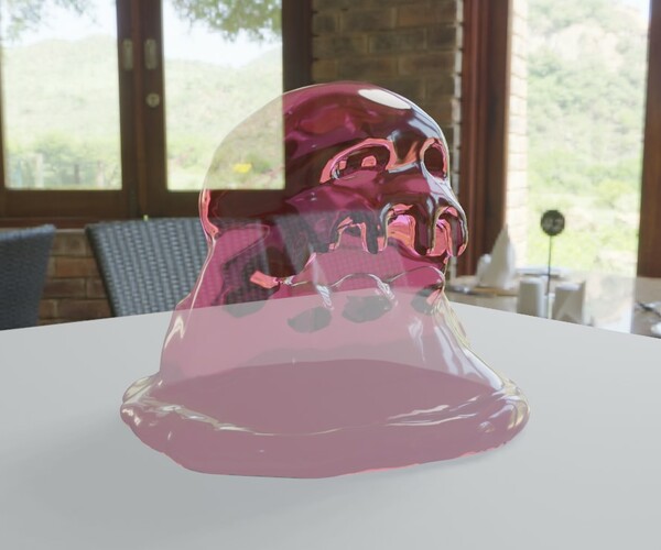 ArtStation - Slime Creature Low-poly 3D model | Game Assets