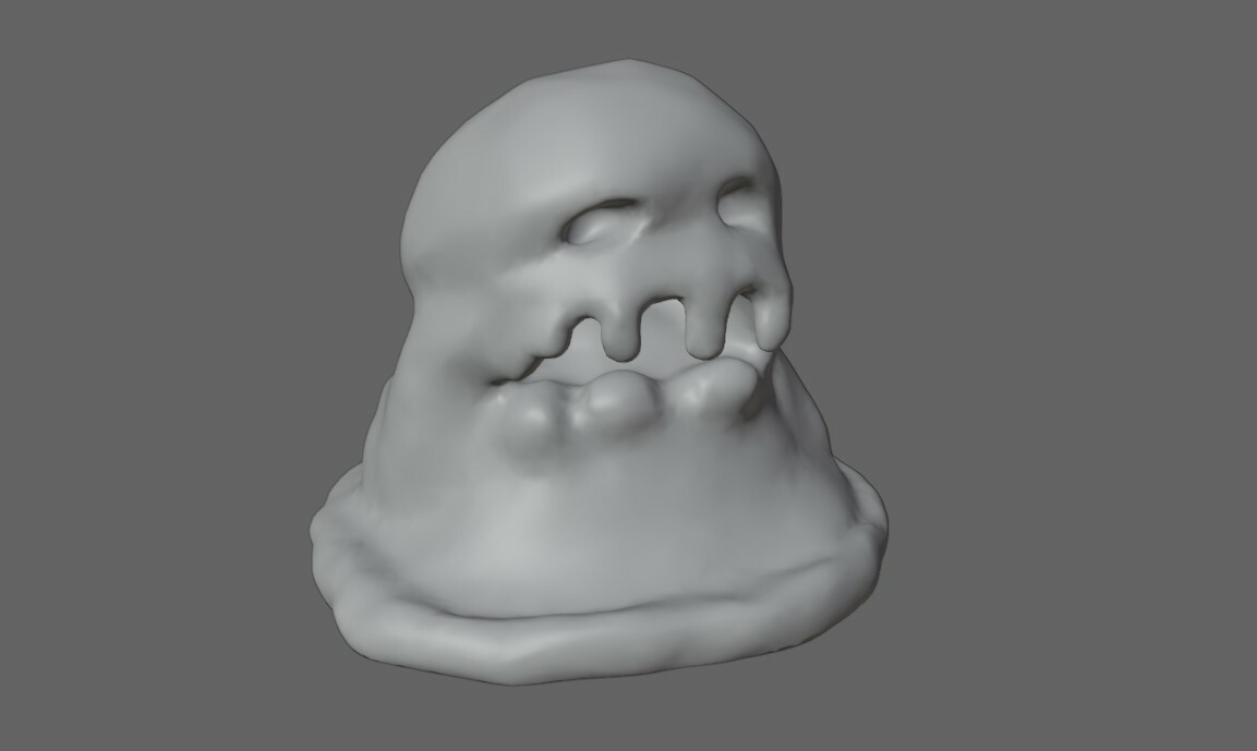 ArtStation - Slime Creature Low-poly 3D model | Game Assets