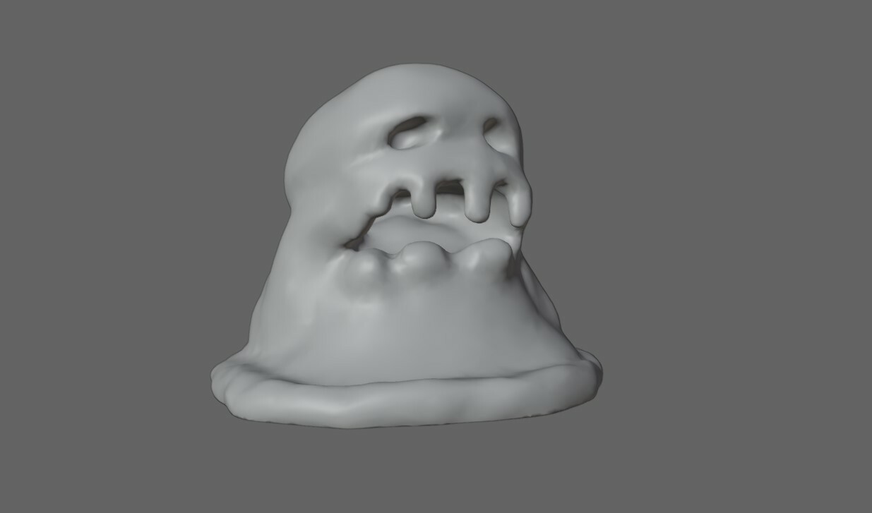 ArtStation - Slime Creature Low-poly 3D model | Game Assets