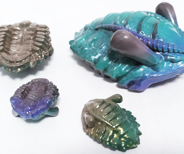 ArtStation - Trilobite for 3d Print | Game Assets