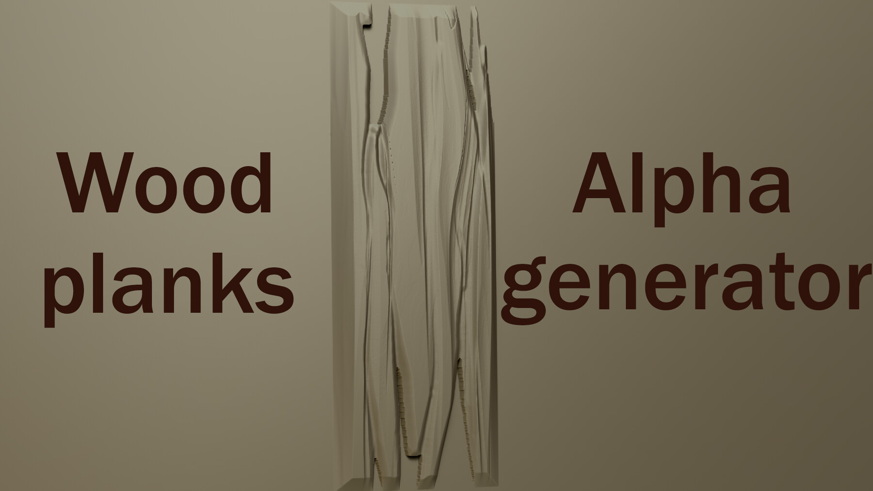 ArtStation - Stylized wood planks alpha generator | Resources