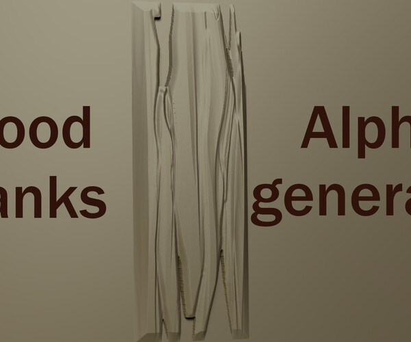 ArtStation - Stylized wood planks alpha generator | Resources