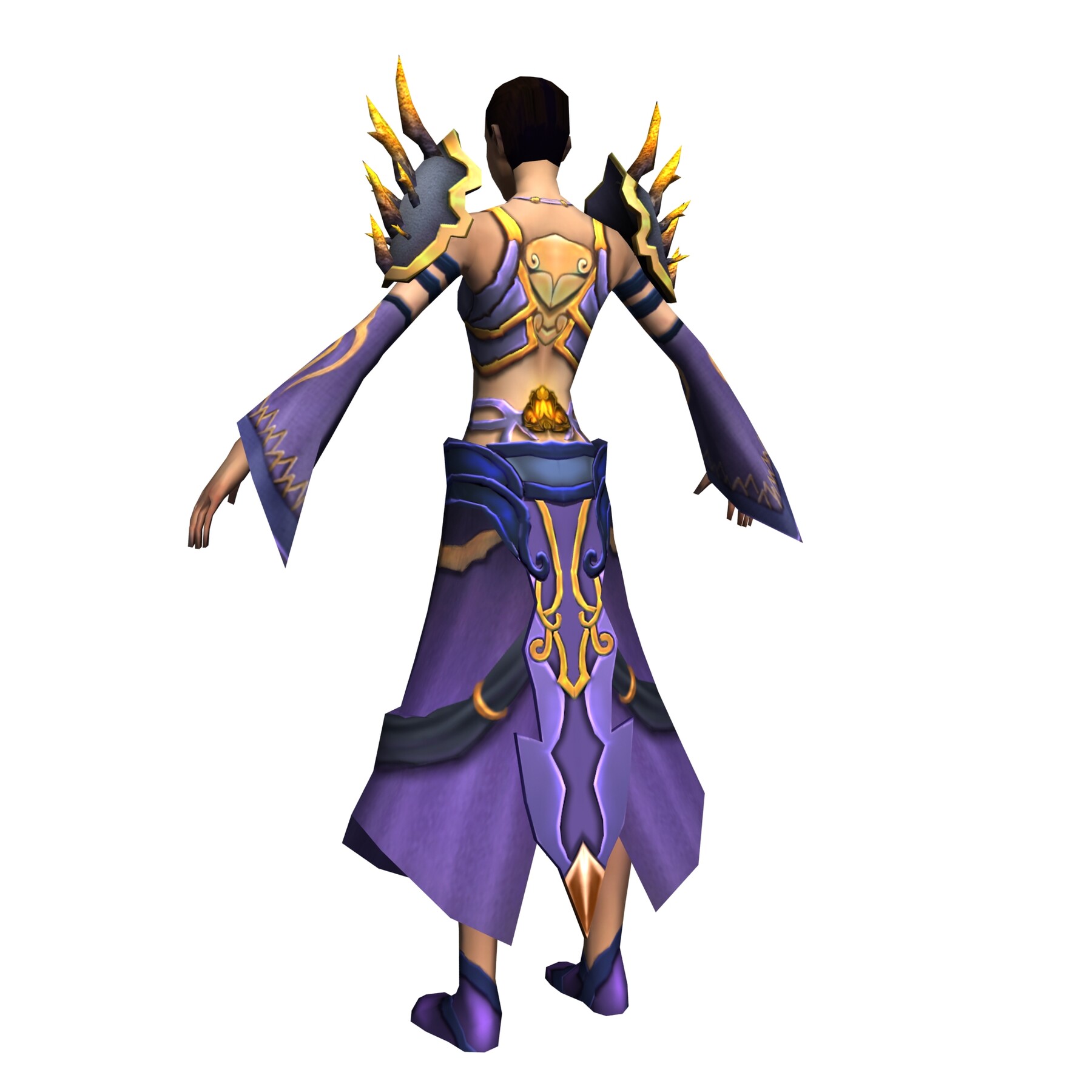 ArtStation - Game 3D Character - Female Mage 05 | Game Assets