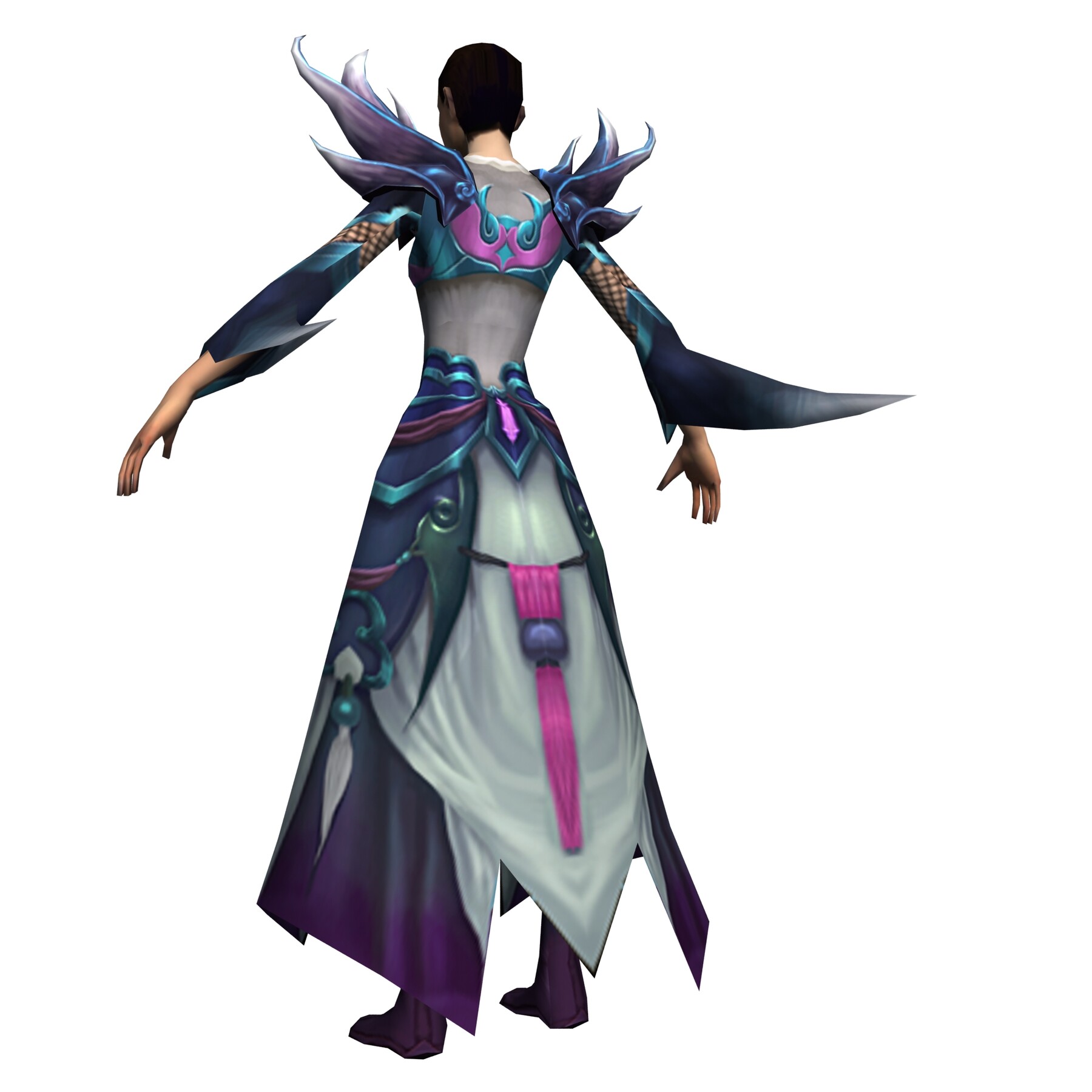 ArtStation - Game 3D Character - Female Mage 06 | Game Assets