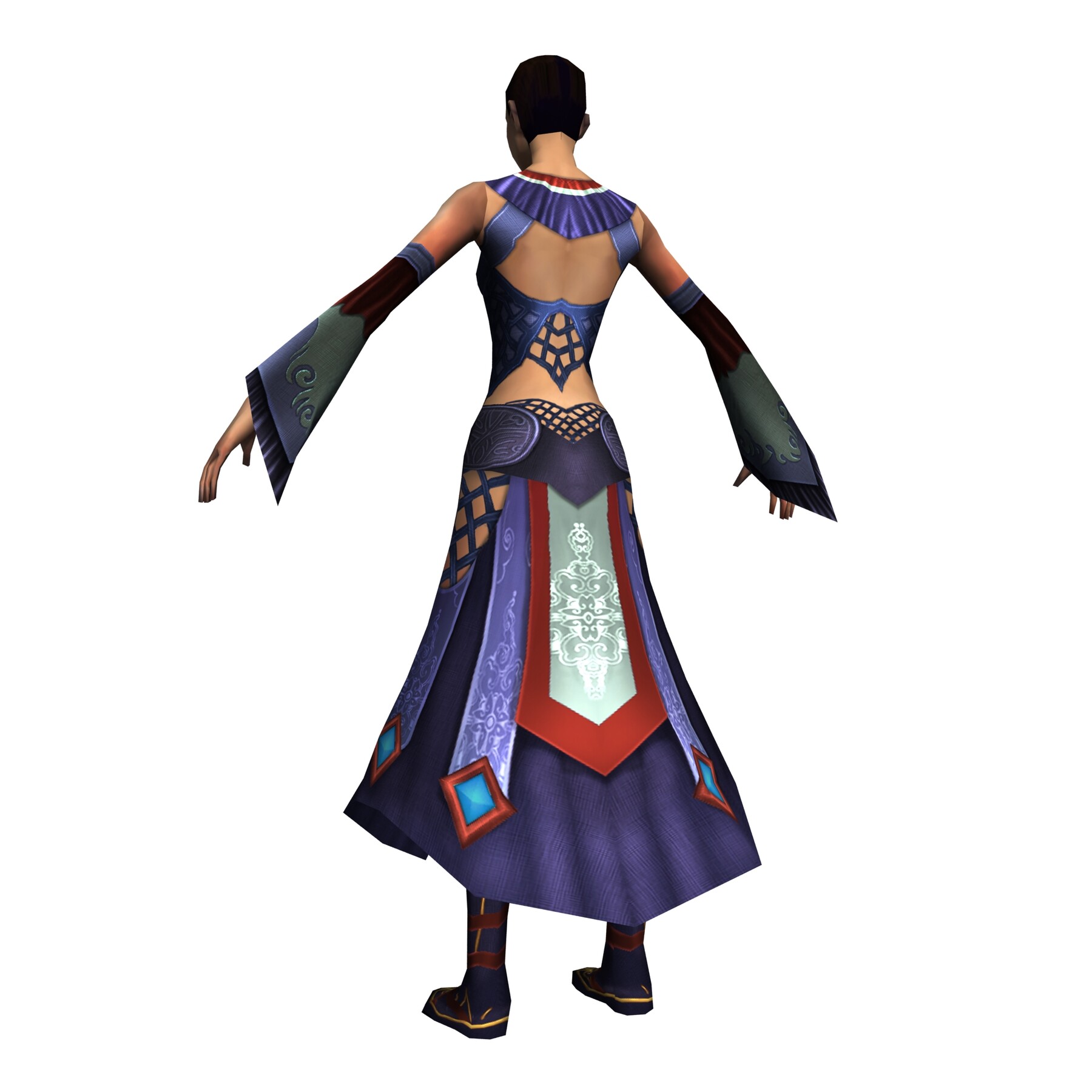 ArtStation - Game 3D Characters - Female Faw 03 | Game Assets