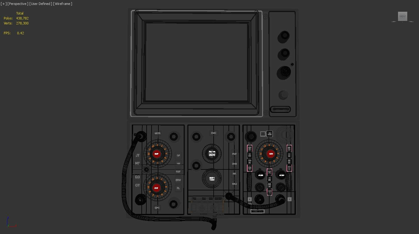 ArtStation - Control panel pack 2 - control panel 3D MODEL | Resources
