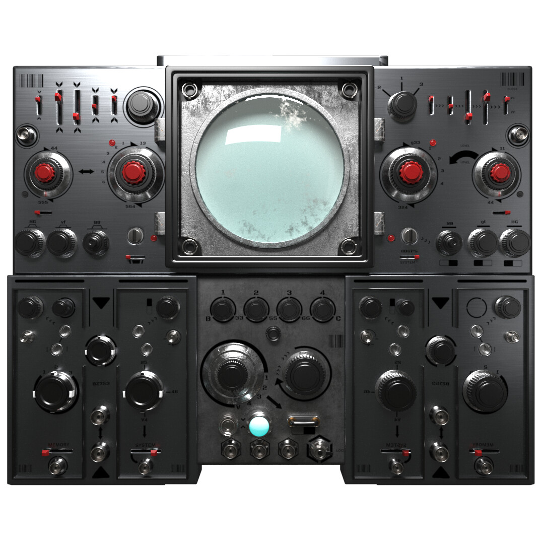 ArtStation - control panel full pack - control panel 3D MODEL | Resources