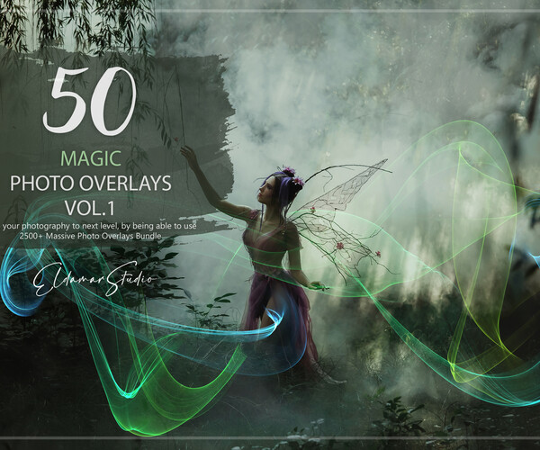 ArtStation - 50 Magic Photo Overlays - Vol. 1 | Resources
