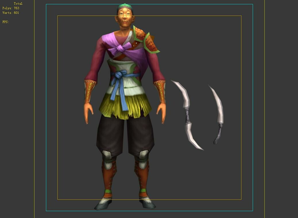 ArtStation - Cross-border thief | Game Assets